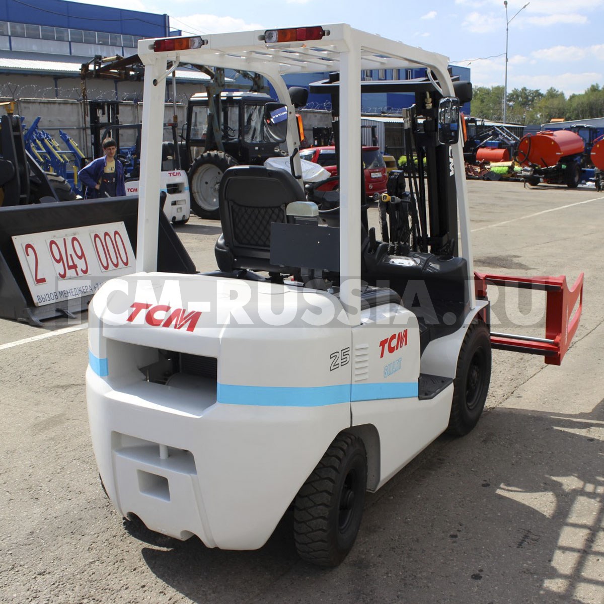 Бензиновый погрузчик TCM FG25T3 грузоподъемность 2,5 тонны